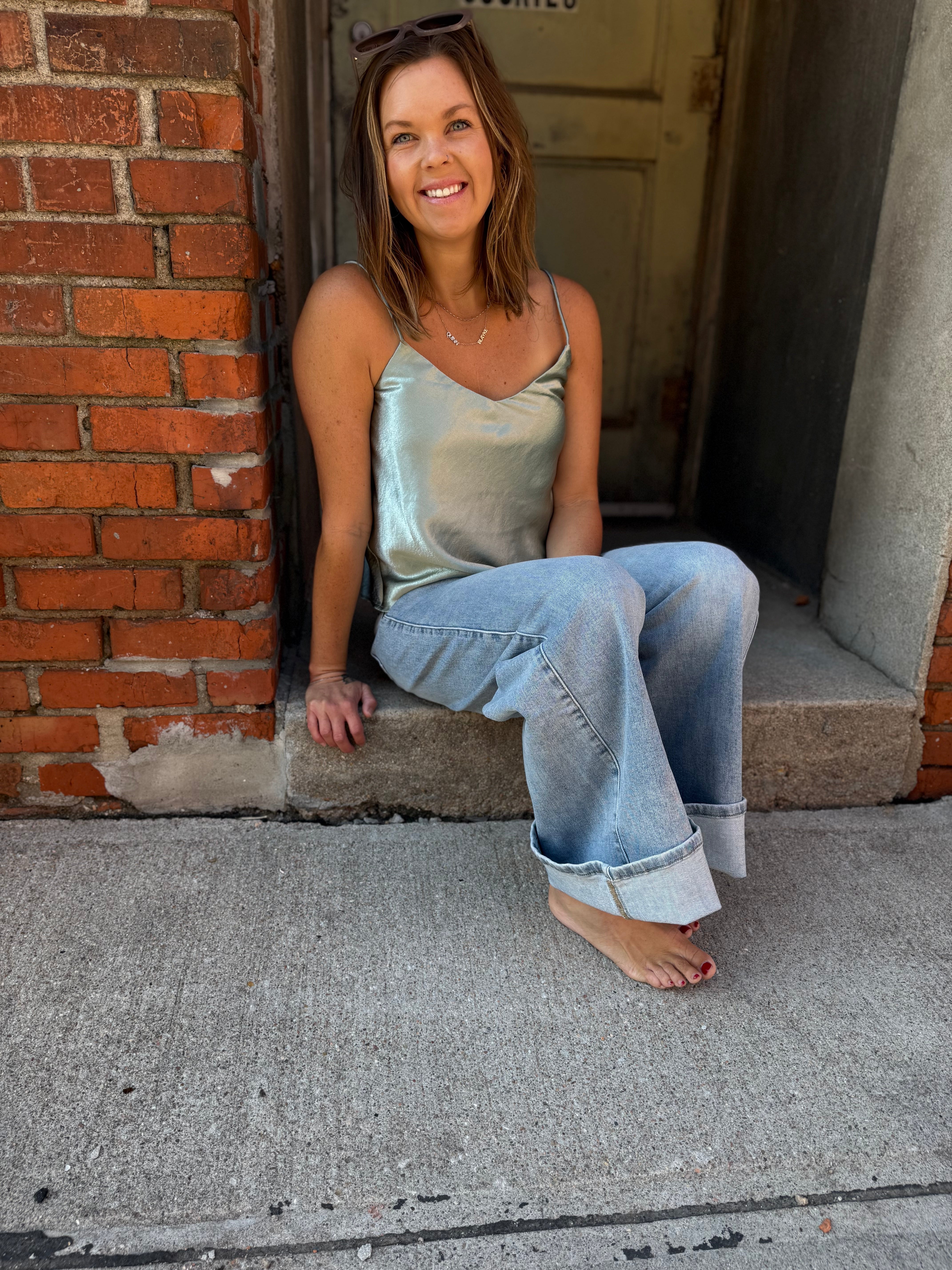 Moonlit Sage Tank – Rolling Peach Boutique